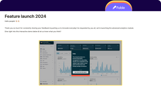Increase your conversions today with Interactive Demos - Fable